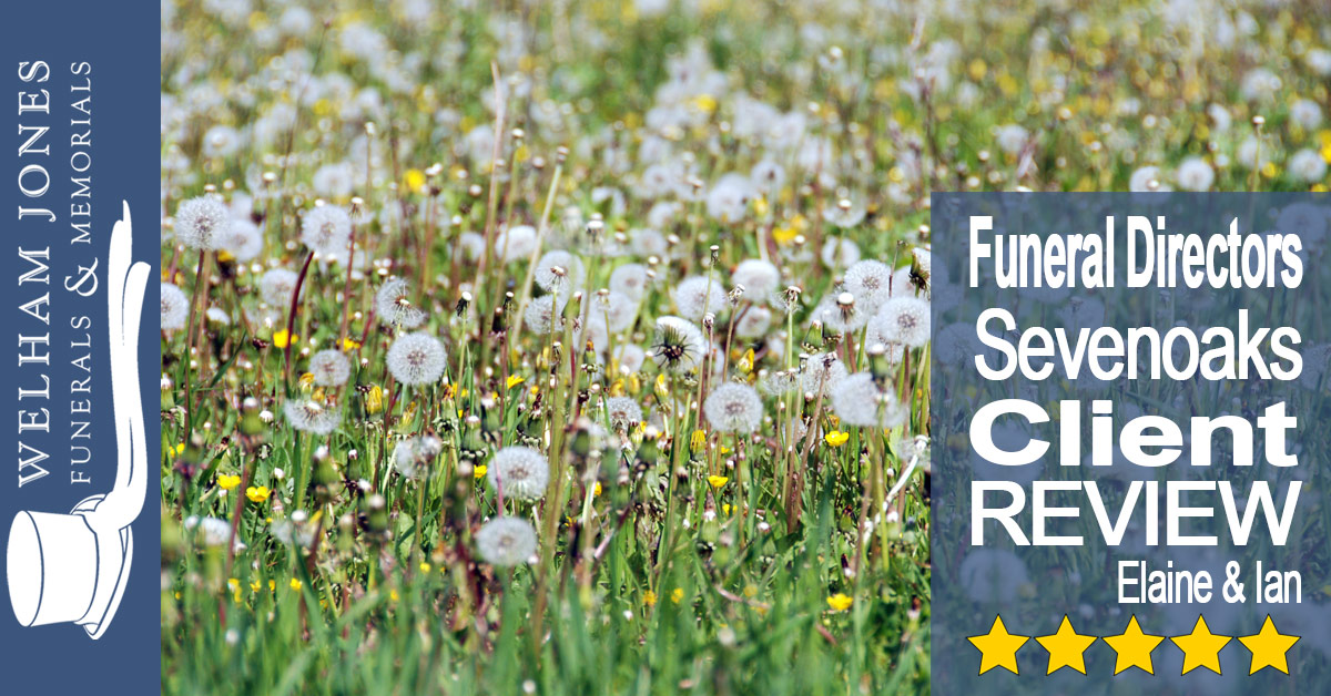 Funeral Directors Sevenoaks Reviews by Elaine and Ian | Welham Jones